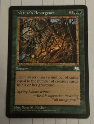 MTG - Nature's Resurgence - Weatherlight - Magic the Gathering | eBay