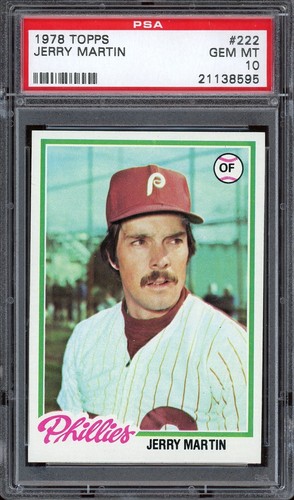 1978 Topps Baseball #222 Jerry Martin PSA 10 | eBay