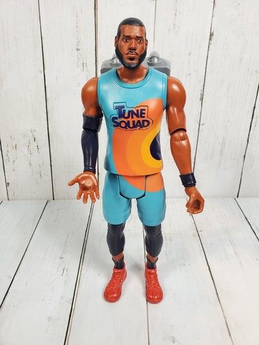 LeBron James Space Jam 2 Action Figure 11” Tall Chest Button Voice ...