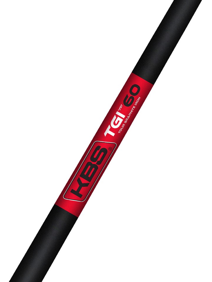 KBS TGI Tour Graphite Iron Shafts Set .370 Parallel Tip Regular Flex ...
