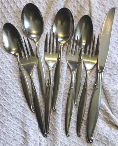 Oneida Community Stainless Flatware 9 Piece Lot Driftwood | eBay