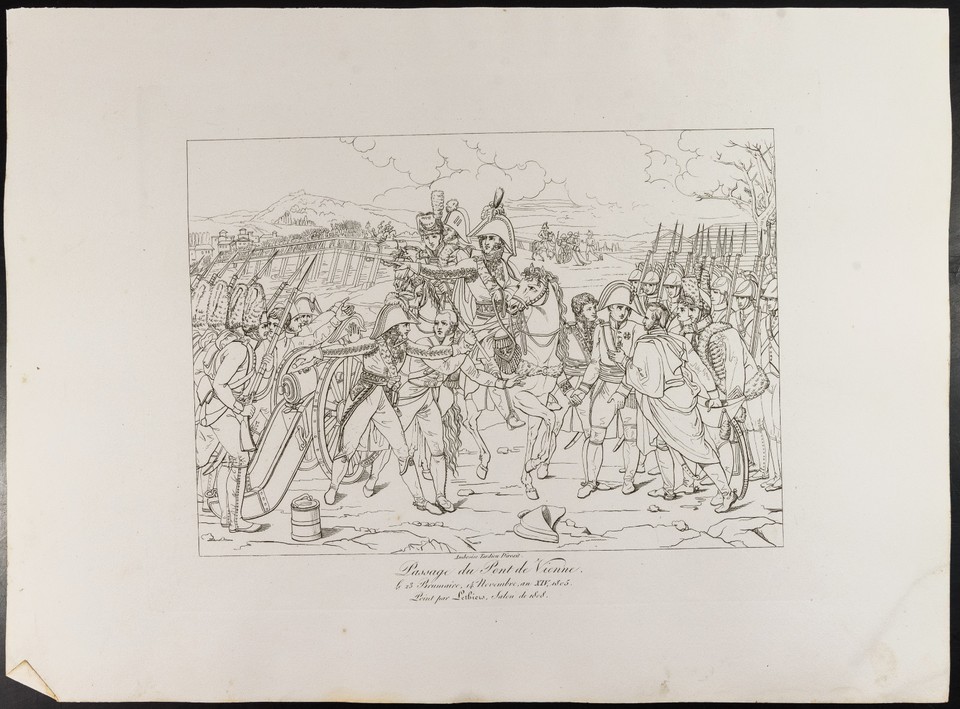 Engraving antique 1876: Socket Set Vienne. Napoleon Bonaparte, Autriche ...