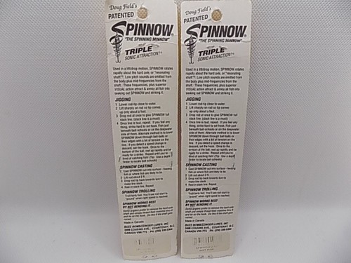 Hot Pink Spinnow 3.5", 2.5 ounce Triple Action Calls the Fish Lure (lot ...