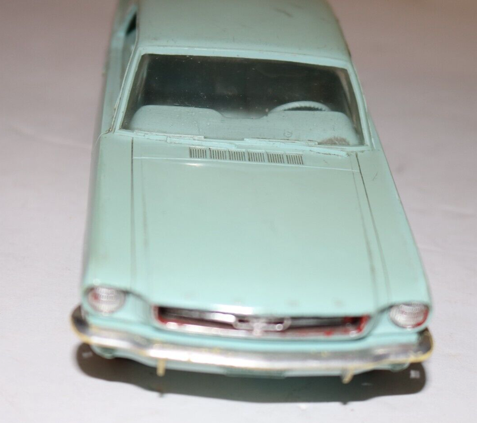 AMT 1965 Ford MUSTANG Dealer Promotional Model Car Light Blue Vintage ...
