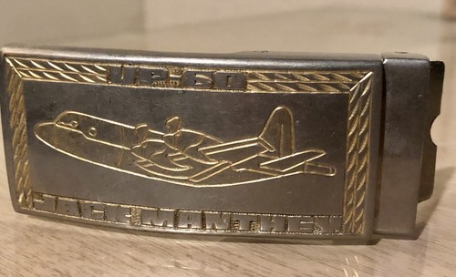 Vintage US Navy VP-60 Named Belt Buckle Made in Philippines USN ...