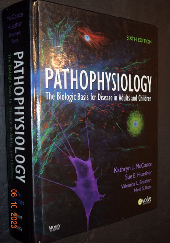 "PATHOPHYSIOLOGY," 6th Edition, Illustrated, 1836 Pages, Pre-Owned (c ...
