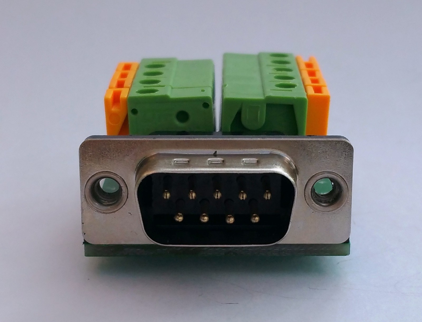 DB9 D-Sub 9-pin Male Adapter RS-232 Breakout Board Connector (D13) | eBay