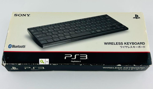 Sony playstaition 3 PS3 Wireless Keyboard CECH-ZKB1JP 2011 Bluetooth ...
