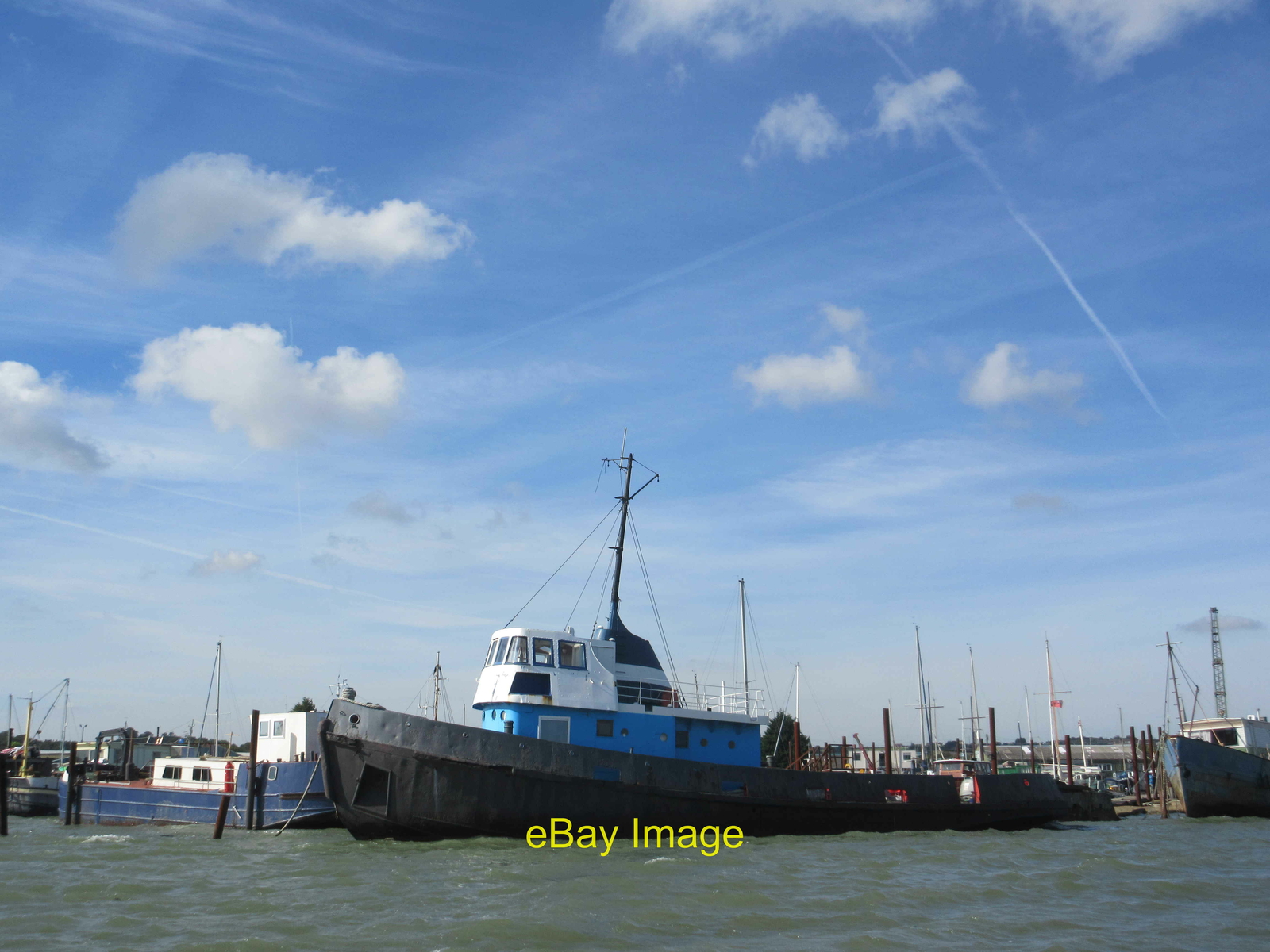 Photo 12x8 Former Tug boat, Hoo Marina Hoo St Werburgh One of the many ...