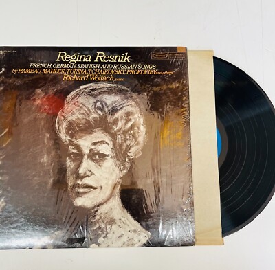 REGINA RESNIK French German Spanish Russian Songs LP classical BC 1384 ...