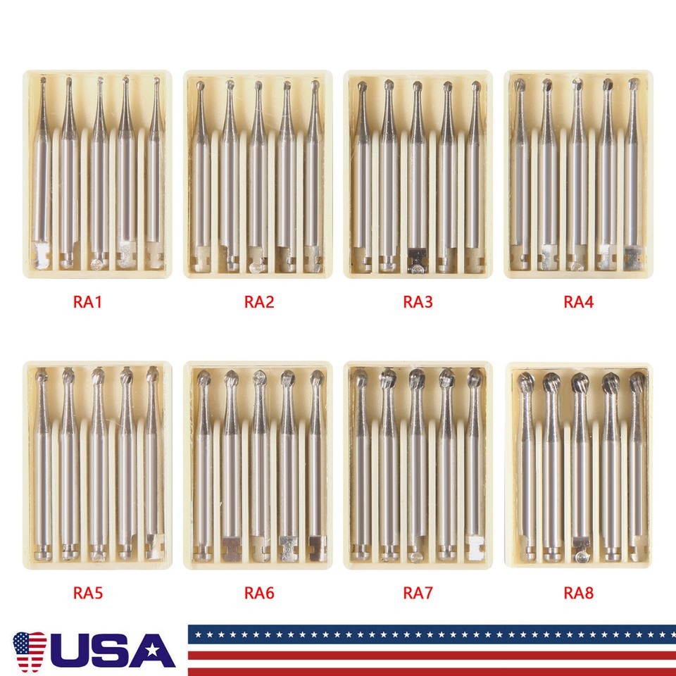 Dental Contra Angle Low Slow Speed Handpiece /Round Carbide Latch Bur ...
