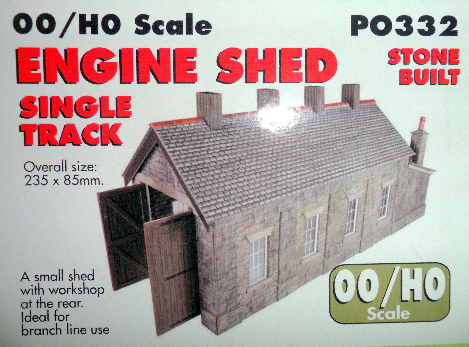 NEW Metcalfe PO332 Single Track Engine Shed Stone (OO/HO Gauge) | eBay UK