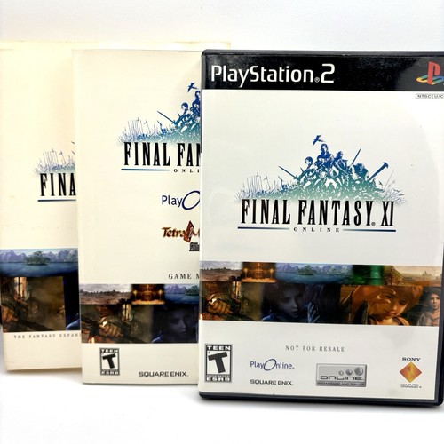 Sony PlayStation 2 Final Fantasy XI Online PS2 W/Game Guide CIB ...