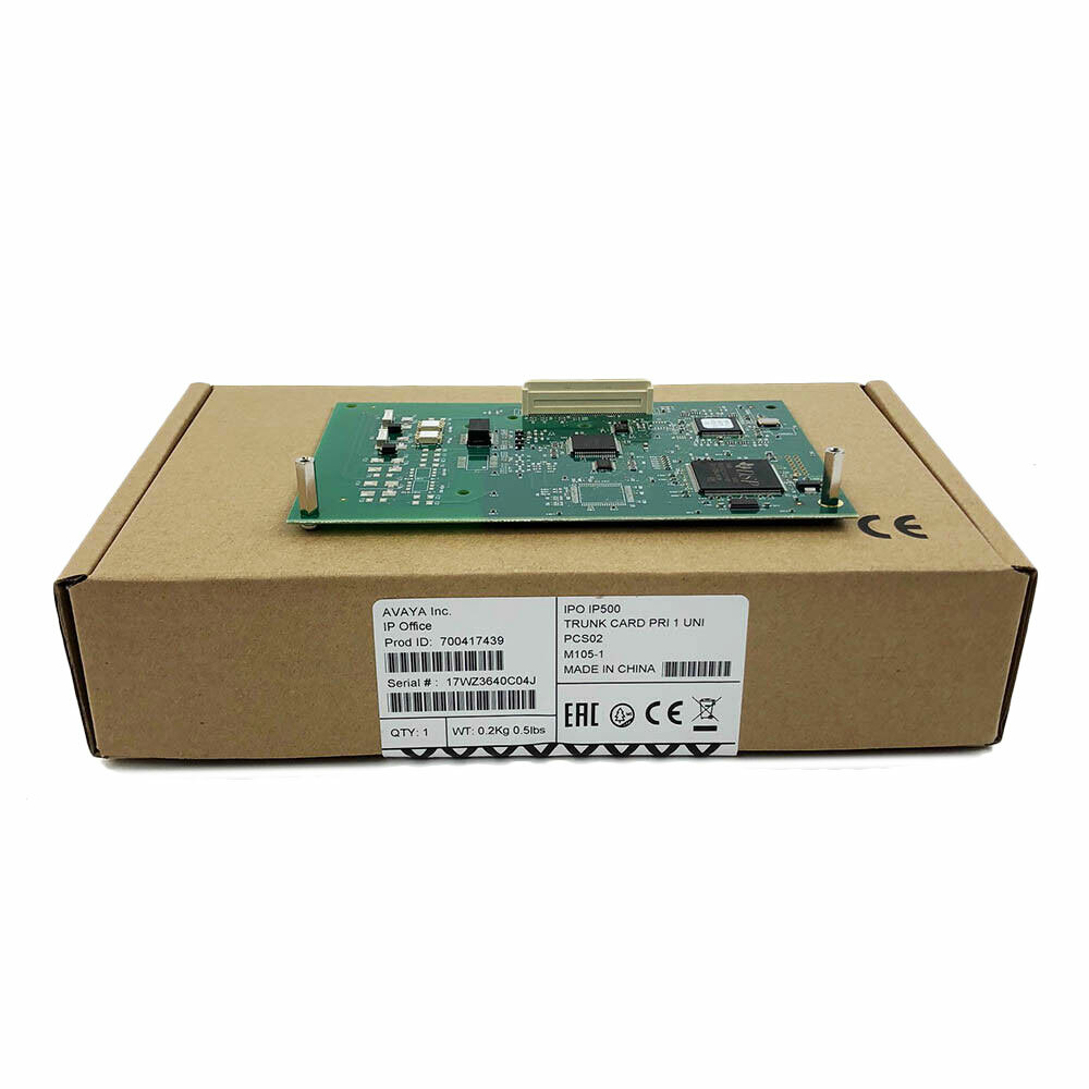 Avaya IP500 Universal PRI 1 Card T1/PRI (700417439) - Brand New, 1 Year ...