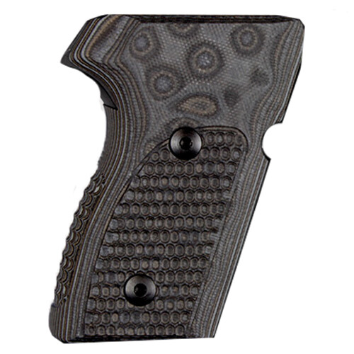 Hogue Pirahna G10 Grip for Sig P245 P220 Compact - G-Mascus Black/Gray ...