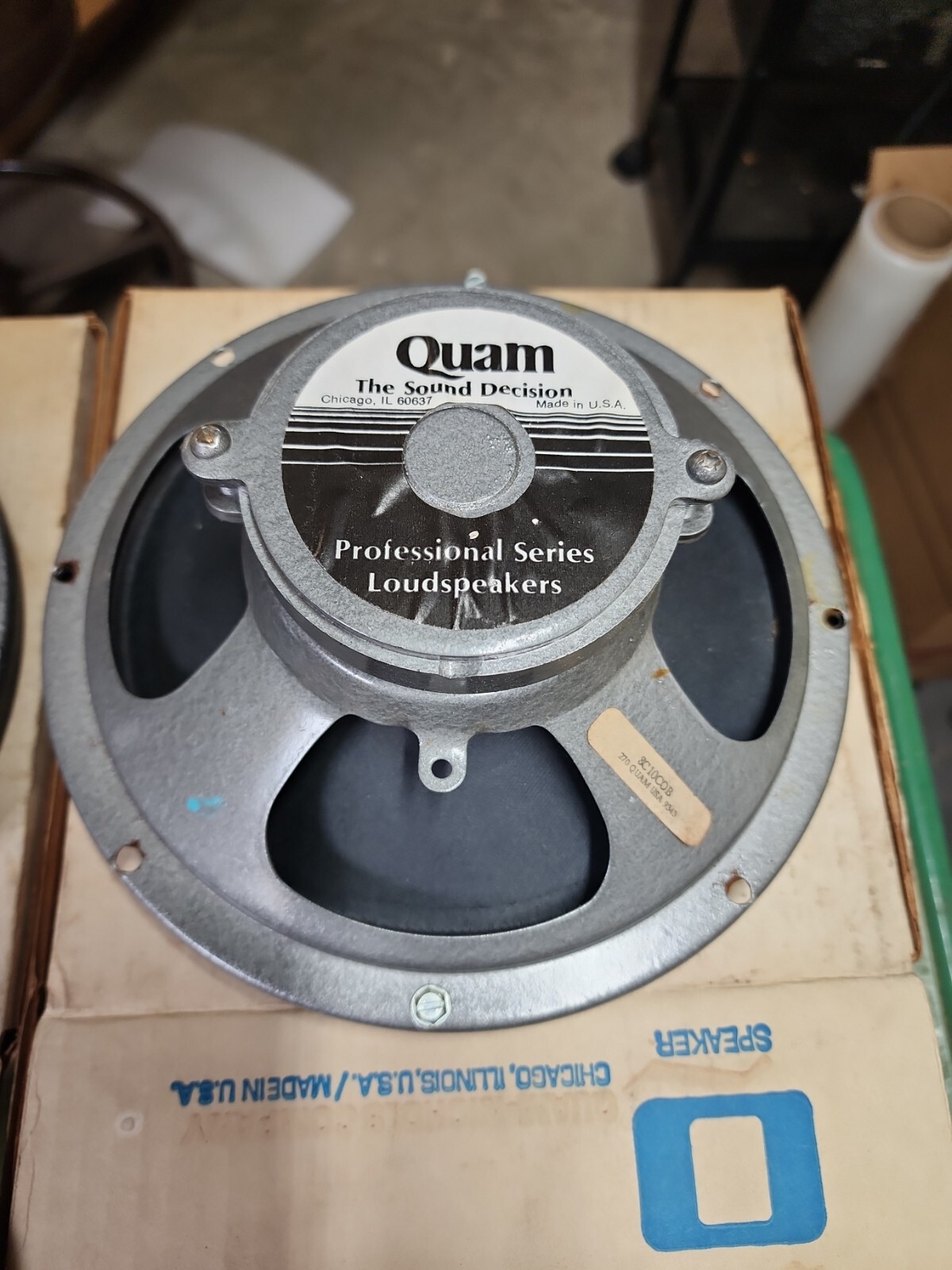 Pair 8" Quam Coax Ceiling Speaker / 8C10COB | eBay