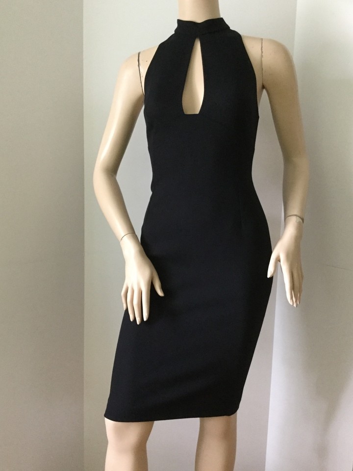Vintage GIANNI VERSACE Runway Midnight Blue Navy Pristine Dress (Size ...