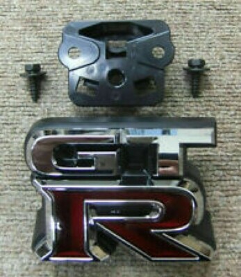 NISSAN Genuine GT-R GTR R35 09-10 Front "GT-R" Emblem Badge Base Screw ...