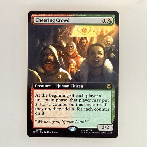 Magic the Gathering: Cheering Crowd (Extended Art) Marvel's Spider-Man ...
