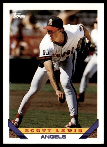 1993 Topps Scott Lewis California Angels #668 | eBay