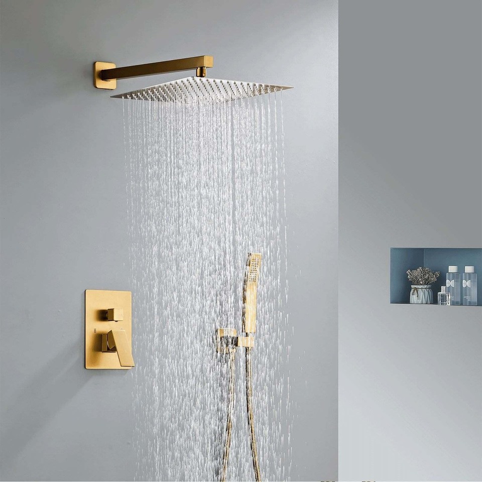 Sanitemodar Shower Head 10 Inch Bathroom Shower System Multi-Function ...