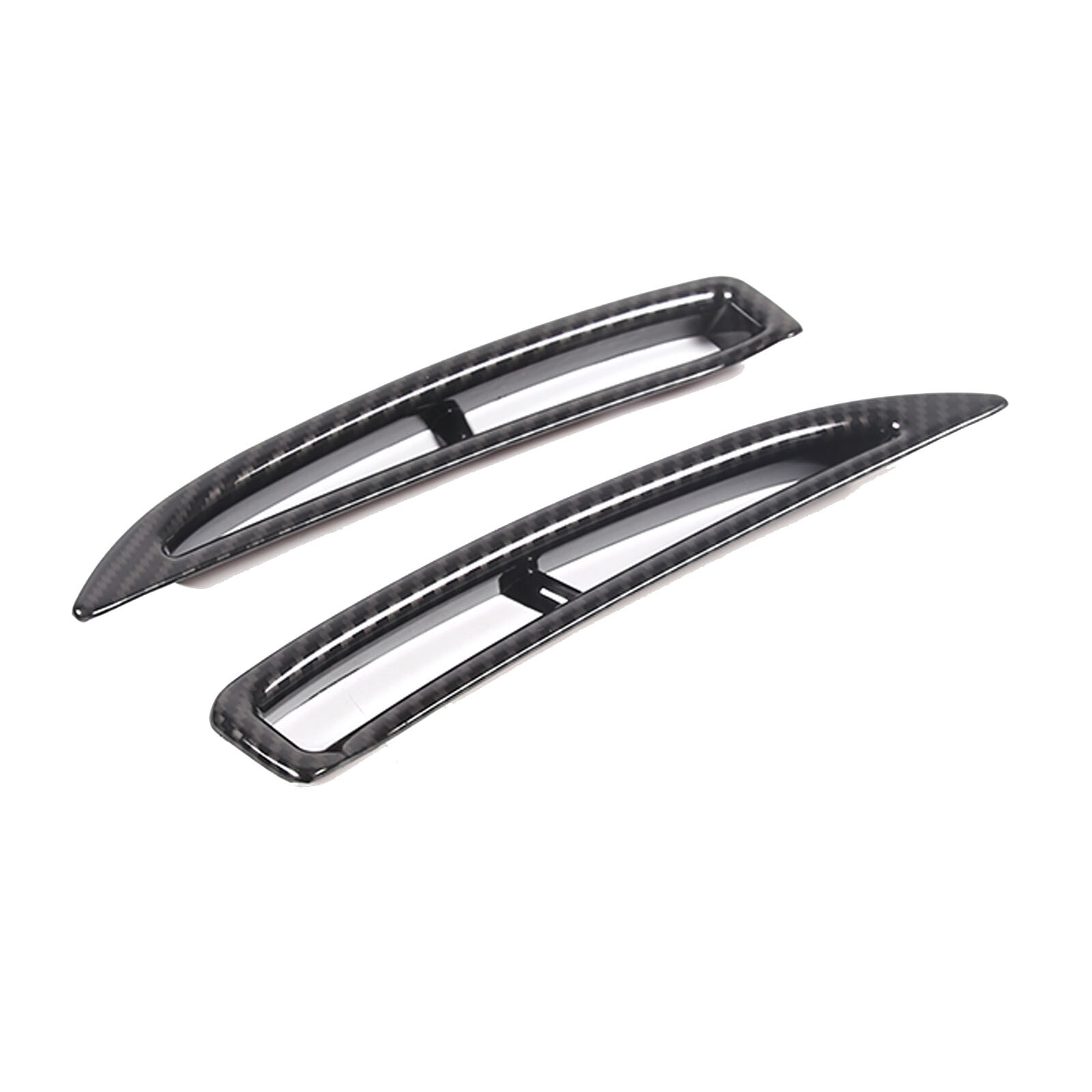 Carbon Fiber ABS Rear Fender Air intake Frame Trim Molding For Corvette ...