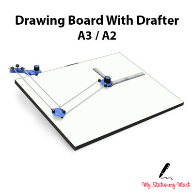 A3 A2 Drawing Board With DRAFTER Tilted Stand Architecture Scholar ...