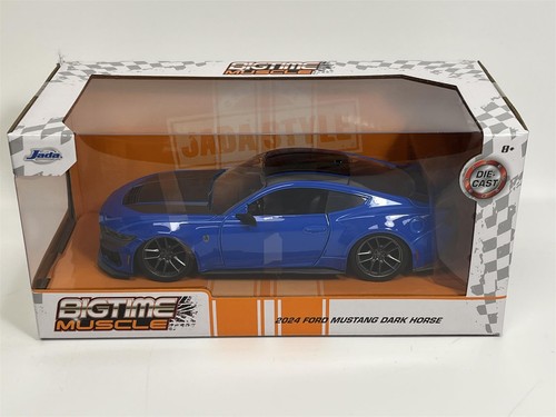 2024 Ford Mustang Dark Horse Blue Bigtime Muscle 1:24 Scale Jada 35276 | eBay