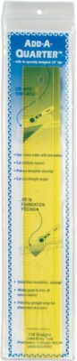 Add-A-Quarter™ - 12" Ruler - 1/4" Lip - Simplifies Foundation ...