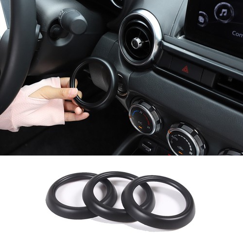 For Mazda MX-5 Miata 2016-2023 Matte Black Interior Air Vent Trim Cover ...