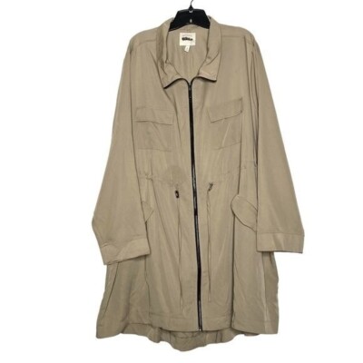 Torrid green utility jacket dress women's size 4 / 4X | eBay