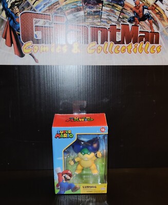 NEW 4" Ludwig w/ magic wand figure #13, Super Mario, World of Nintendo ...