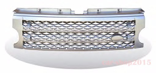 LR3 05-09 Discovery 3 Front Grille Land Rover L319 Silver With ...