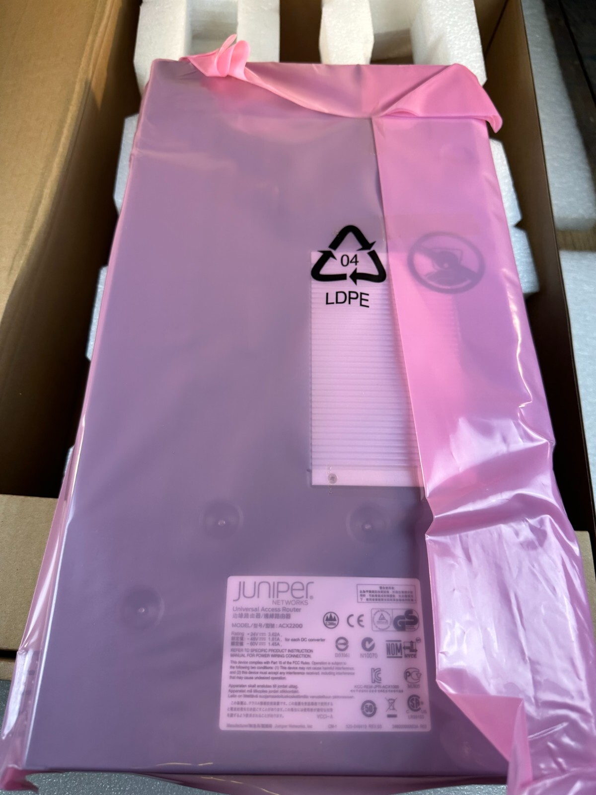 Juniper Networks ACX2200-DC 2x10GbE SFP+ 4xGbE Copper Router *NOB* | eBay