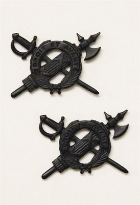 Army Officer's Collar Pin set 8598: Inspector General - subdued, S-21 ...