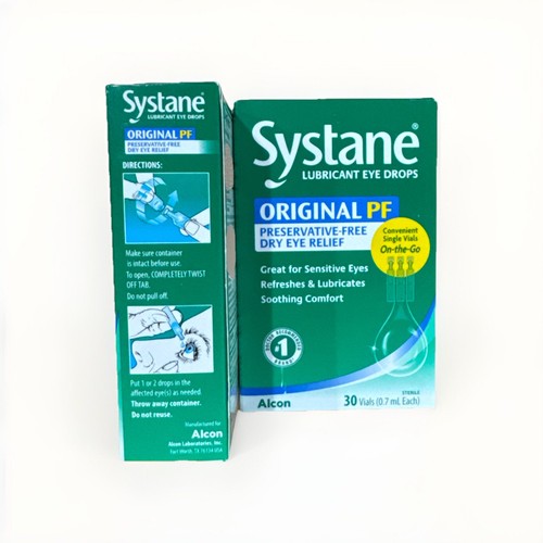 2 Systane Original PF Preservative-Free Dry Eye Relief Drops 30 Vials ...