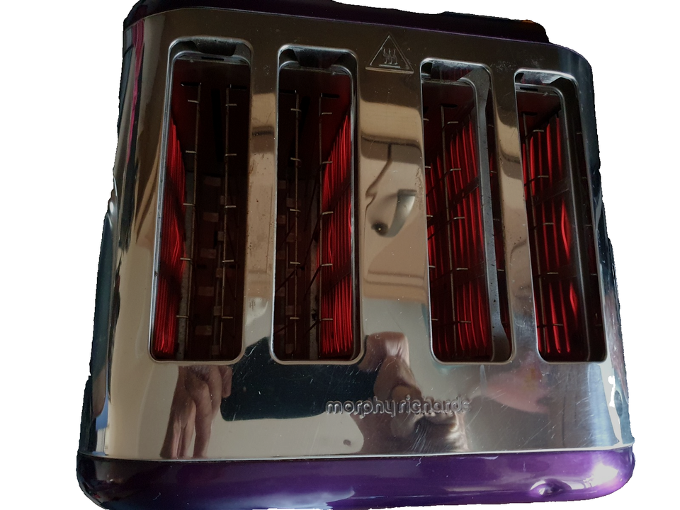 Morphy Richards Accents 4-Slice Metallic Purple Toaster. Tested, Clean ...