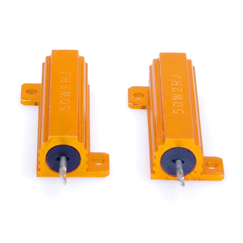 RX24 5W - 1000W Watt Golden Aluminium Load Resistor Power Wirewound ...