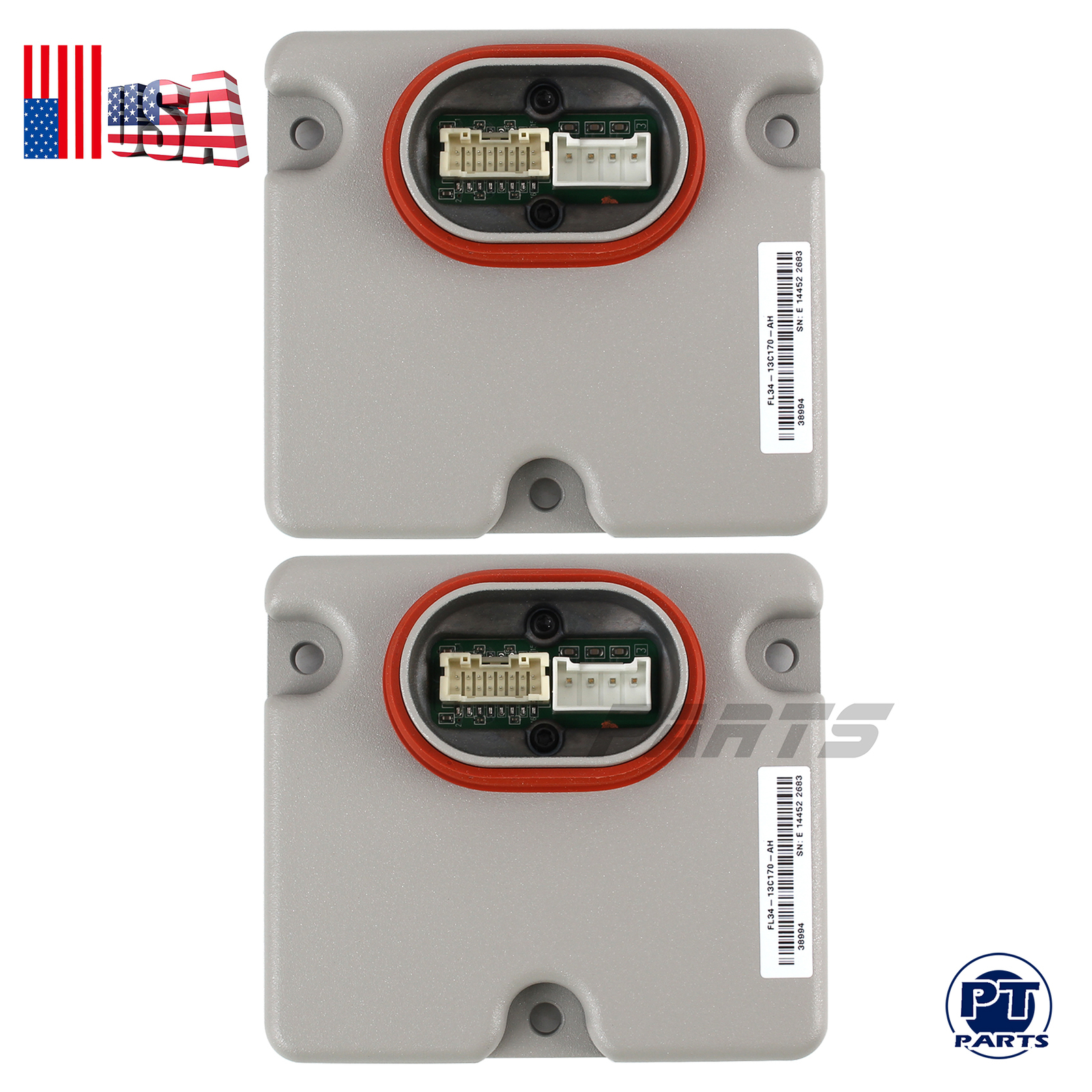 2 For Ford Led Headlight Ballast Control unit Module Replace OEM # FL3Z ...