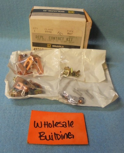 SQUARE D REPLACEMENT CONTACT KIT CLASS 9998 TYPE RA7 4 POLE 15 AMP | eBay
