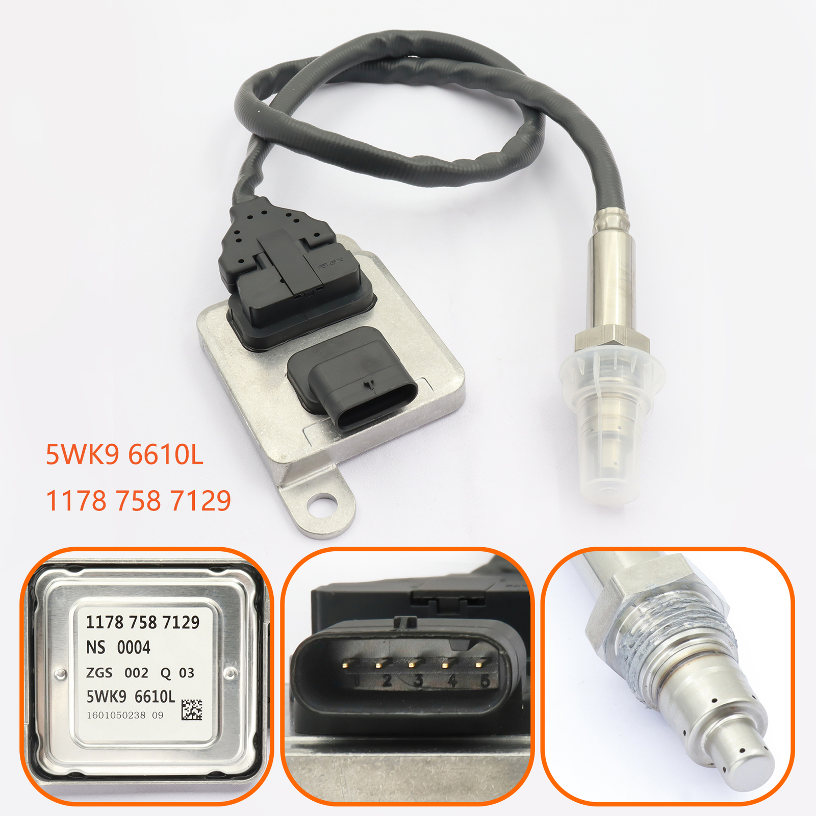 NOX SENSOR FOR BMW E90 E91 E92 E93 E60 E61 N53 11787587129 11787582327 ...