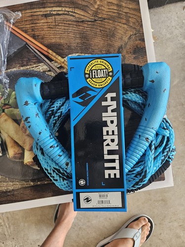 Hyperlite 25' Pro Surf Rope w/ Handle Blue | eBay