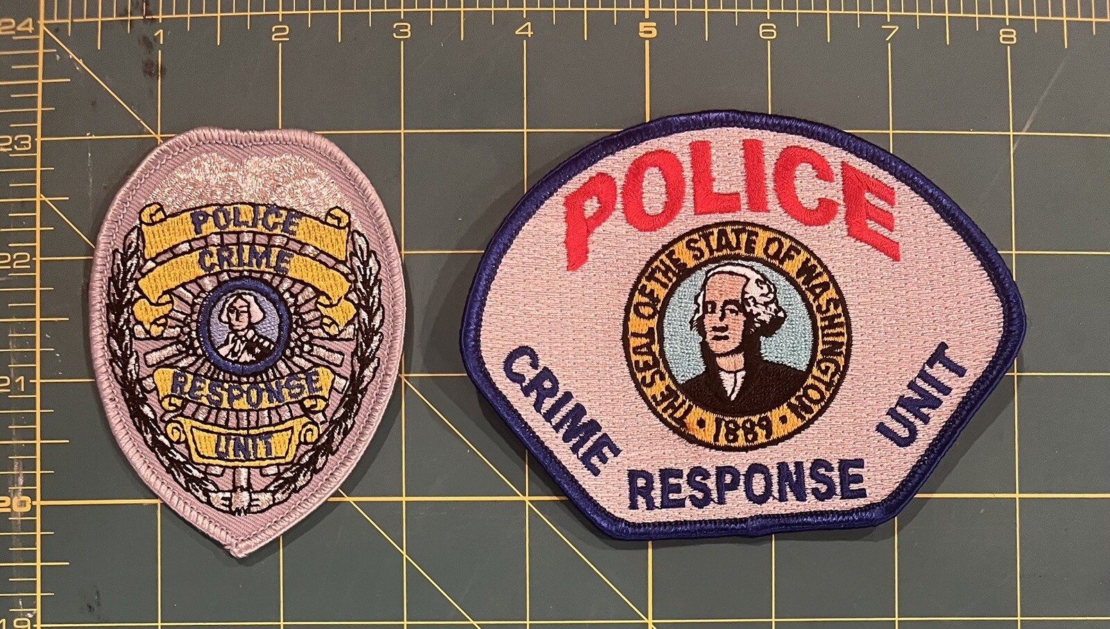 Police Crime Response Unit Washington WA Patch Set CRU | eBay
