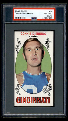 42982995 1969-70 Topps #28 Connie Dierking Cincinnati Royals PSA 8(OC ...