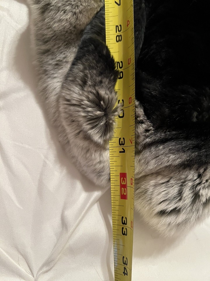 Sheared Faux Mink And Sheared Chinchilla Coat Size M | eBay