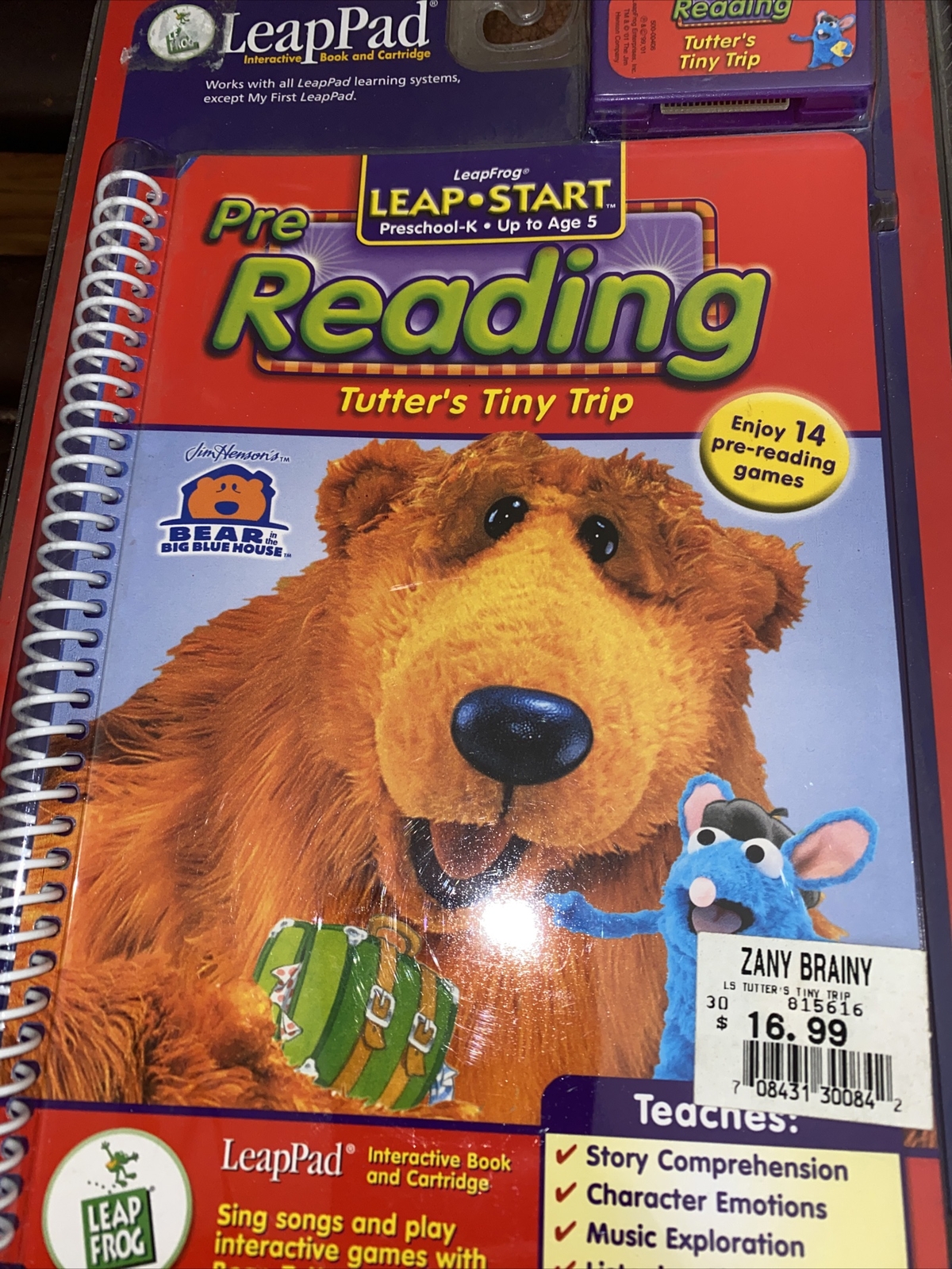 LeapFrog Leap Start Bear in The Blue House Tutter's Tiny Trip Book ...