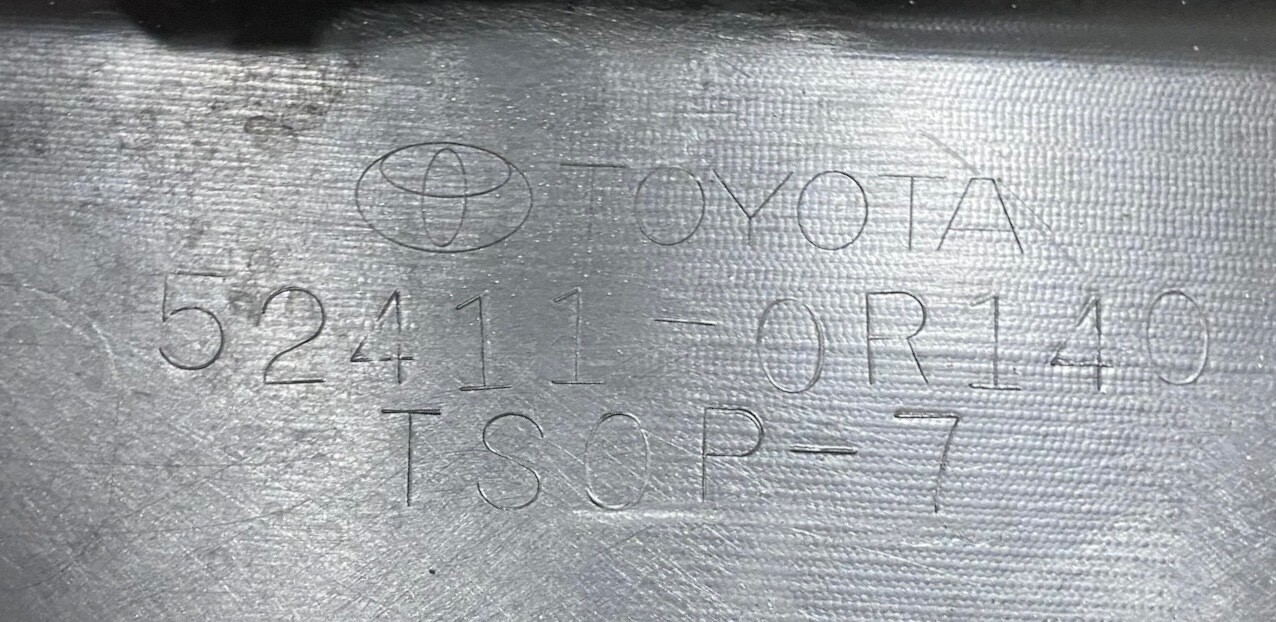 2019-2023 TOYOTA RAV4 FRONT LOWER BUMPER COVER OEM 52411-0R140 GENUINE ...