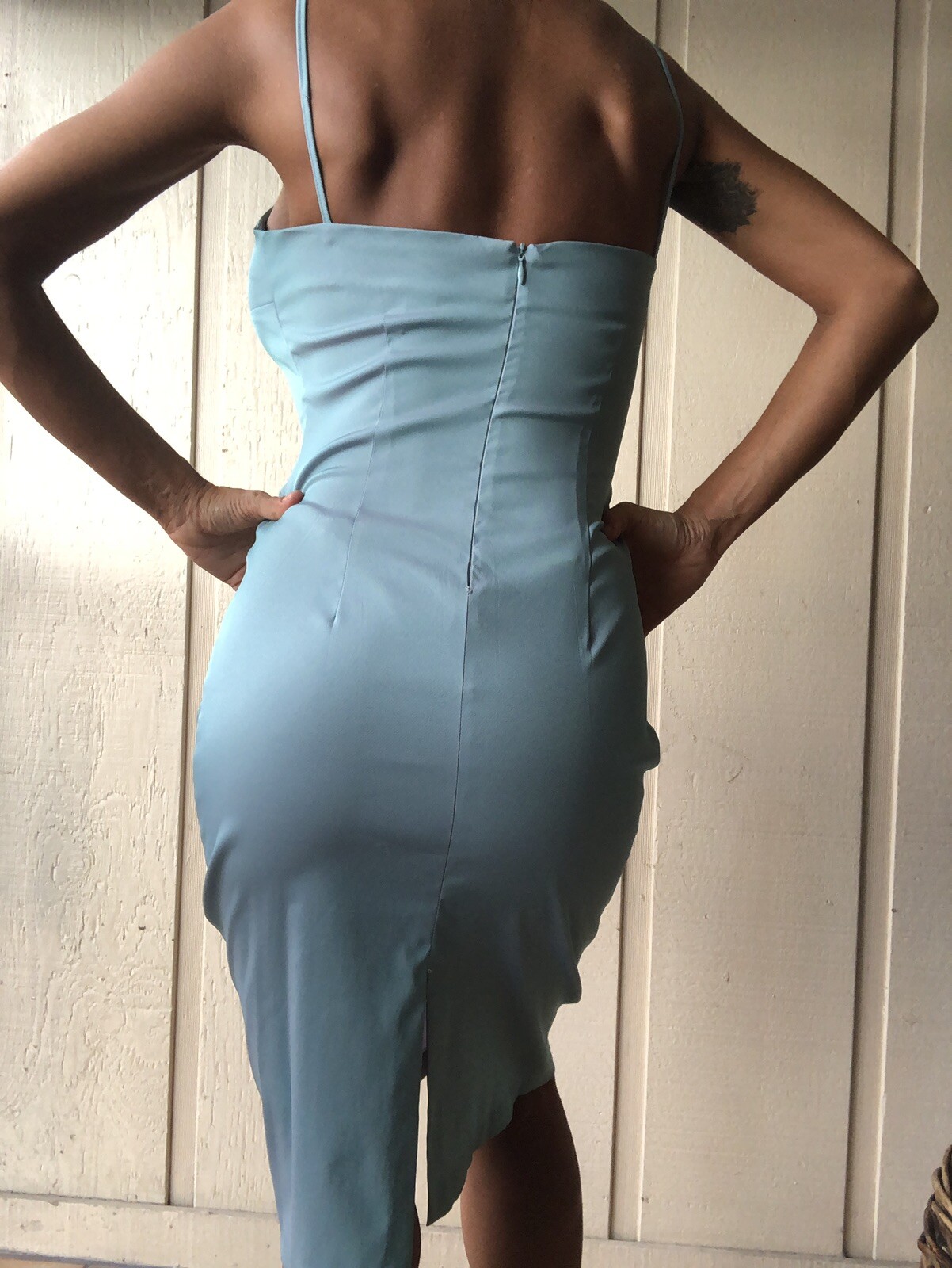 Vintage NECESSARY OBJECTS Sheath Cocktail Dress 1990s… - Gem