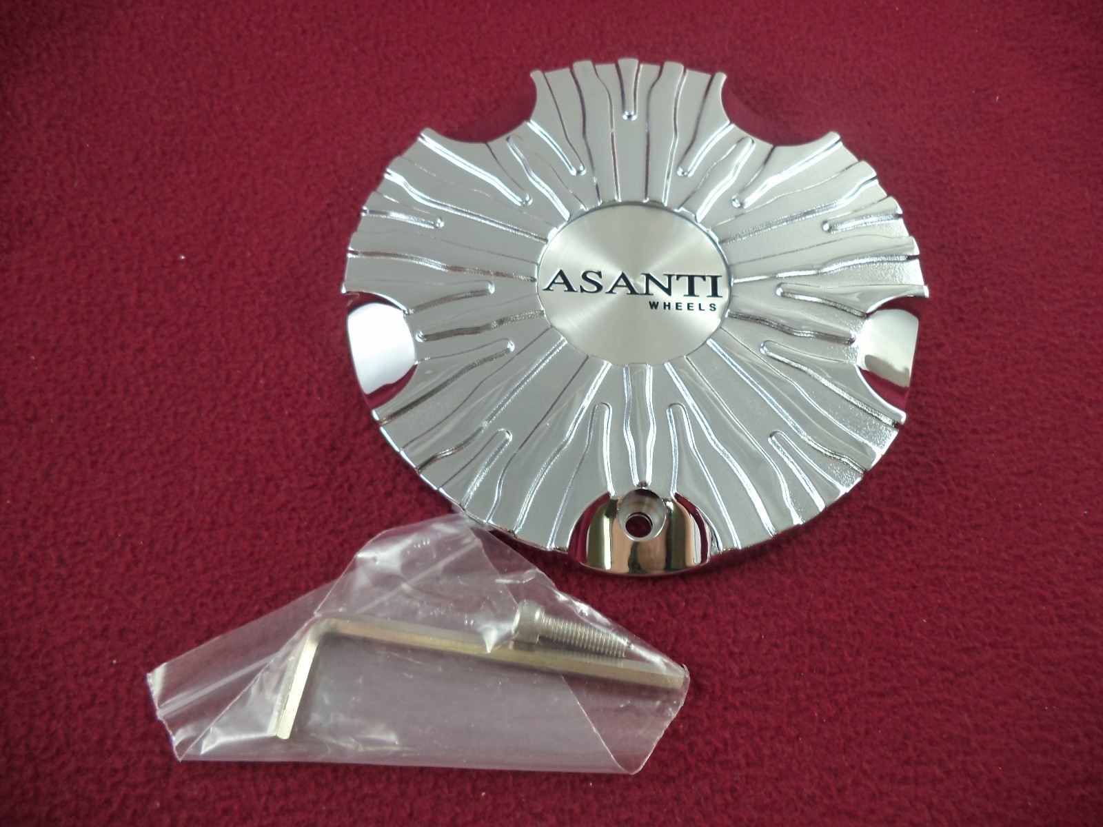 Asanti Wheels Chrome Custom Wheel Center Cap # C-52078 / ASANTI-2 (1 ...