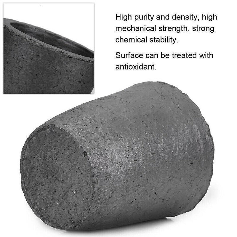 4KG 8KG Graphite Furnace Casting Foundry Crucible Melting Tool For Gold ...